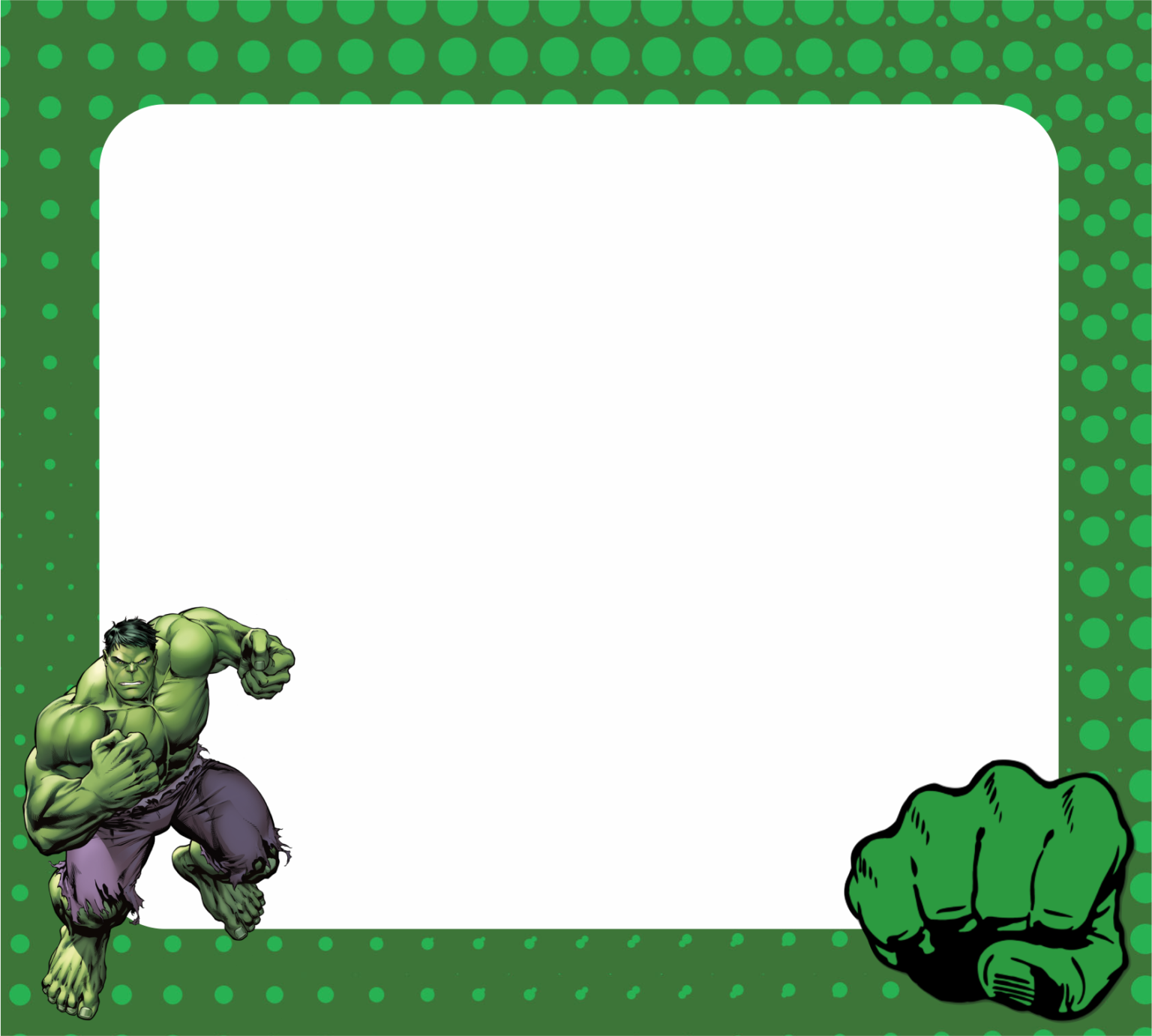 Etiqueta Escolar Hulk