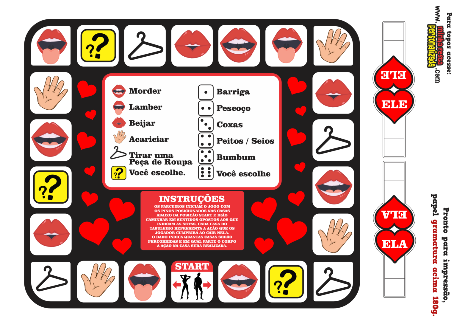 Jogo do Amor Dia dos Namorados Gratuito
